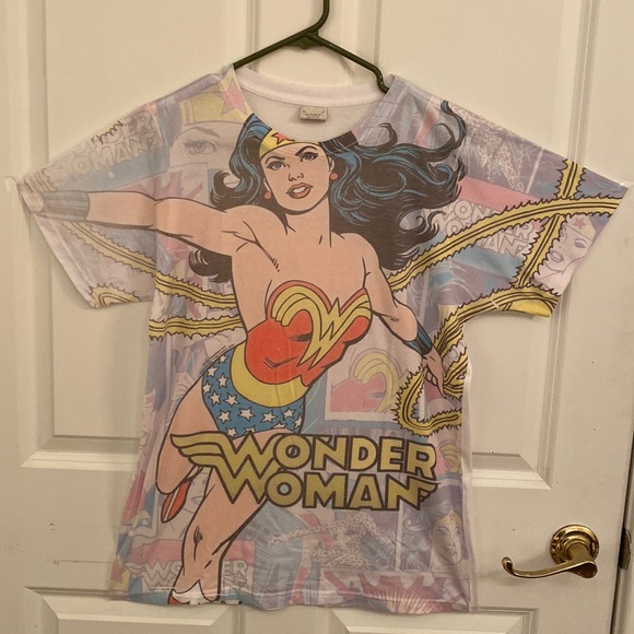 Logo vision | Shirts | Logo Vision Wonder Woman Collage Sublimation ...